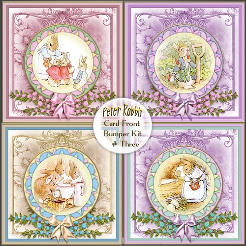 Peter Rabbit Card Front Bumper Kit 3 - CUP787549_1784 | Craftsuprint