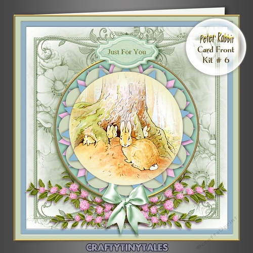 Peter Rabbit Card Front Kit 6 - CUP787745_1784 | Craftsuprint