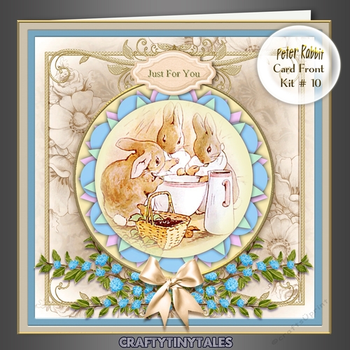 Peter Rabbit Card Front Kit 10 - CUP787789_1784 | Craftsuprint
