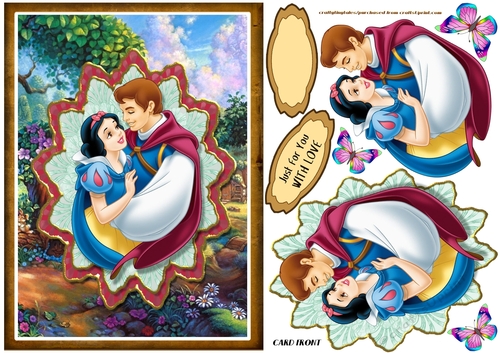 Snow White Card Front Sheet 4 - CUP801560_1784 | Craftsuprint