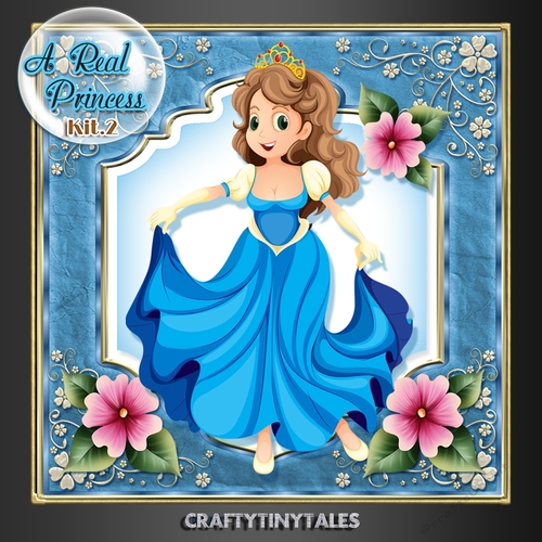 A Real Princess Card Front Kit.2 - CUP806597_1784 | Craftsuprint
