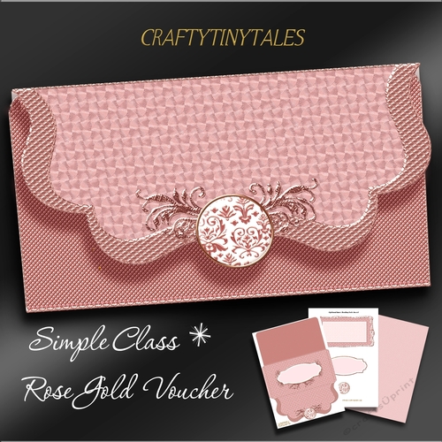 Rose Gold Voucher Mini Kit 1 - CUP826330_1784 | Craftsuprint