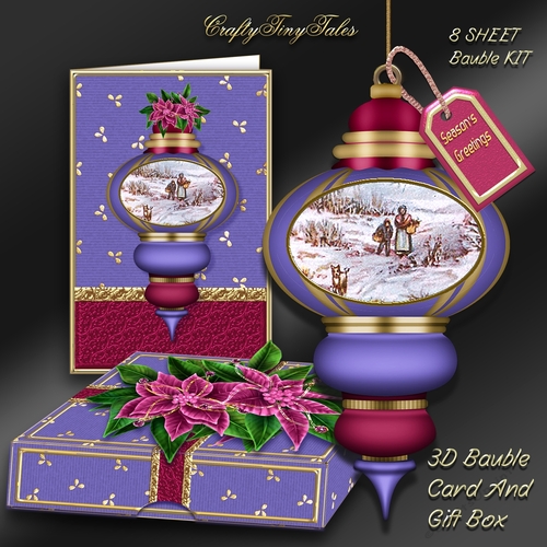 3D Bauble Card And Gift Box Shaped Bauble Kit.1 - CUP836951_1784 ...