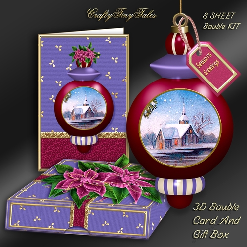 3D Bauble Card And Gift Box Shaped Bauble Kit.2 - CUP836952_1784 ...