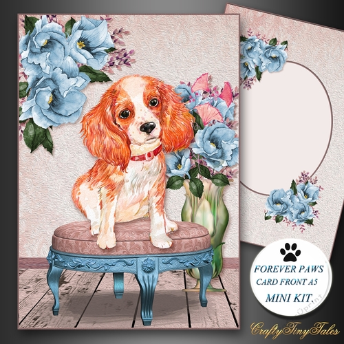Forever Paws Card Front Mini Kit.1 - CUP848826_1784 | Craftsuprint