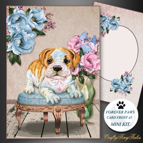 Forever Paws Card Front Mini Kit.3 - CUP848828_1784 | Craftsuprint