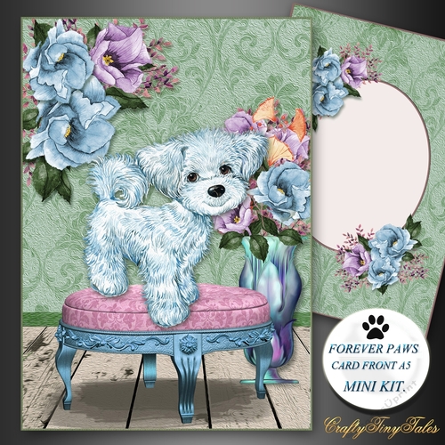 Forever Paws Card Front Mini Kit.4 - CUP848829_1784 | Craftsuprint