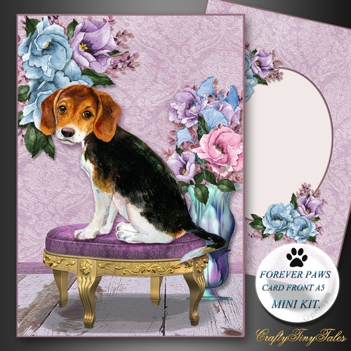 Forever Paws Card Front Mini Kit.7 - CUP849523_1784 | Craftsuprint