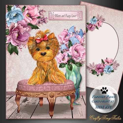 Forever Paws Card Front Mini Kit.10 - CUP850177_1784 | Craftsuprint
