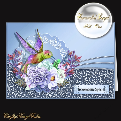 Hummingbird Bouquet Kit.1 - CUP852221_1784 | Craftsuprint