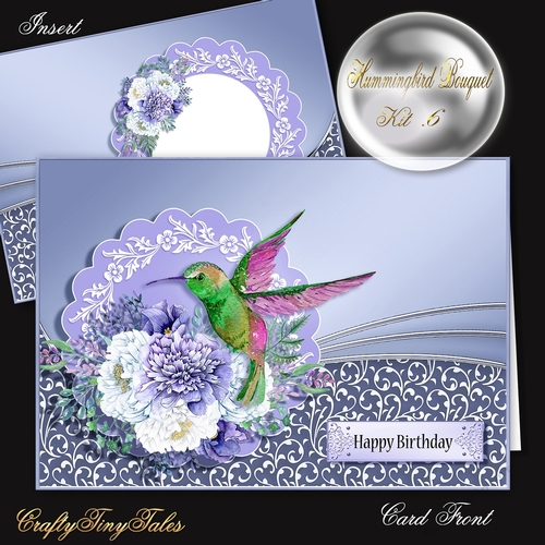 Hummingbird Bouquet Kit.6 - CUP852623_1784 | Craftsuprint