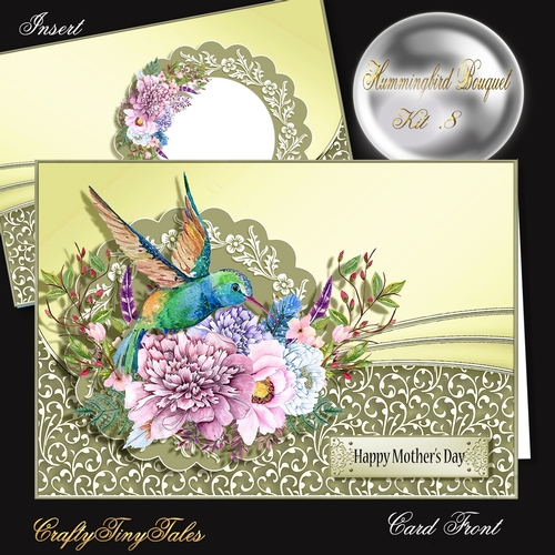 Hummingbird Bouquet Kit.8 - CUP852625_1784 | Craftsuprint