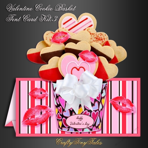 Valentine Bucket of Cookies Kit.3 - CUP852962_1784 | Craftsuprint