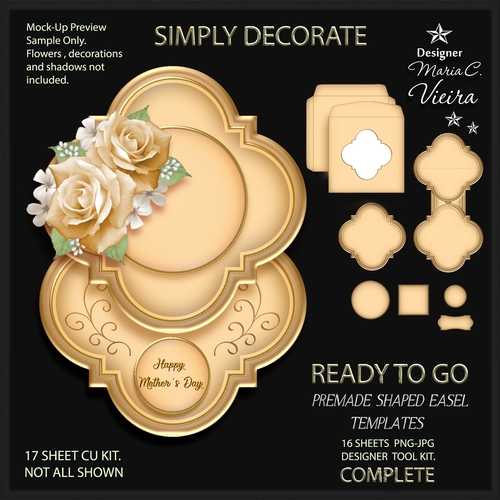 Ready To Go Premade Shaped Easel Templates 4 - CUP861968_1784 ...