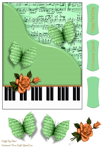 A5 Piano Card Front 4 - CUP866963_1784 | Craftsuprint