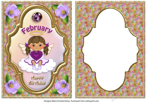 February 6x8 Card Front-2 - CUP878713_1784 | Craftsuprint