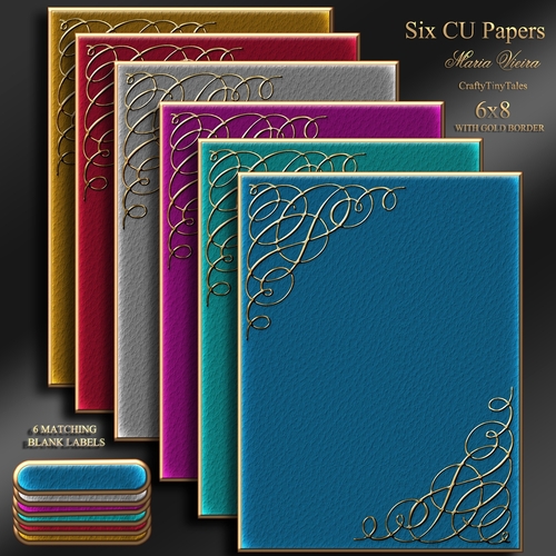 Six CU Papers 6x8 - CUP897453_1784 | Craftsuprint