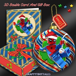 3D Bauble Card And Gift Box Christmas Lego 4 - Photo by Susan Mehlbaum ...