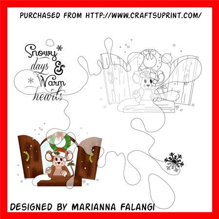 Enjoy the Snow and Sentiment Digi Stamp - CUP649087_2134 | Craftsuprint