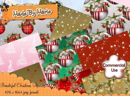 Beautiful Christmas Paper Collection - CUP373425_1294 | Craftsuprint