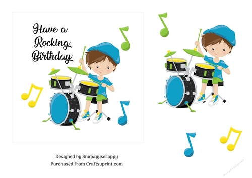 Have a Rocking Birthday - CUP977747_1294 | Craftsuprint