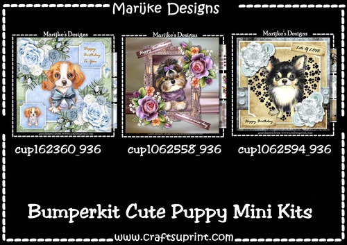 Bumperkit Cute Puppy Mini Kits - CUP1062780_936 | Craftsuprint