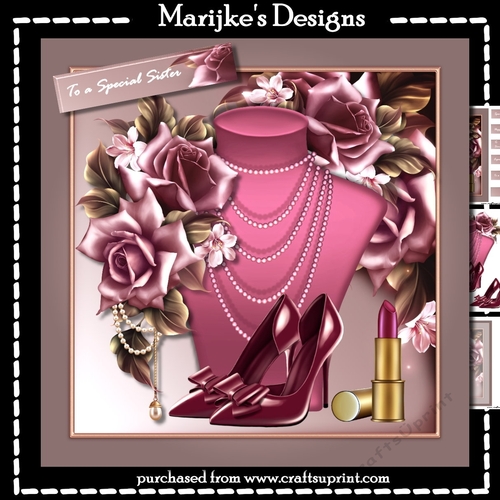 Glamour Roses Mini Kit - CUP1080536_936 | Craftsuprint