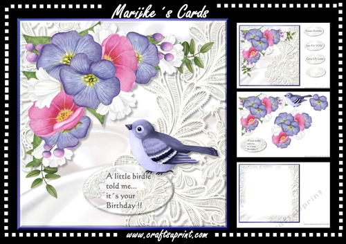 A little birdie told me Mini Kit - CUP1176057_936 | Craftsuprint