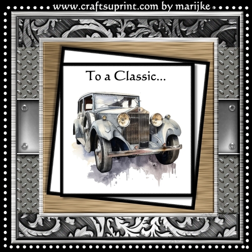 Rolls Royce Male Card Mini Kit - CUP1209176_936 | Craftsuprint