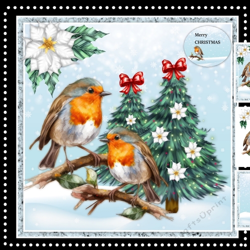 Red Robin´s Christmas Mini Kit - CUP1216117_936 | Craftsuprint