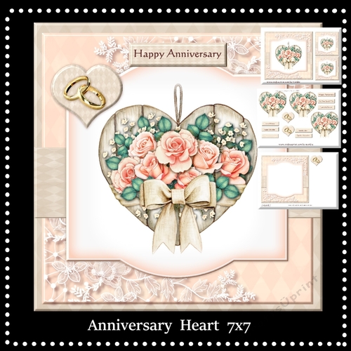 Anniversary Heart Mini Kit - CUP1219227_936 | Craftsuprint