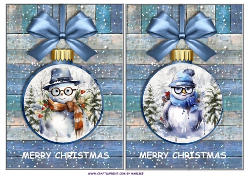 Christmas Boy Baubles Toppers 1 - CUP1236753_936 | Craftsuprint