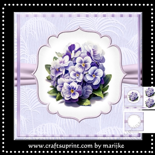 Pretty Violets Mini Kit - CUP1267561_936 | Craftsuprint