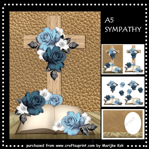 A5 Sympathy Mini Kit - CUP1295269_936 | Craftsuprint