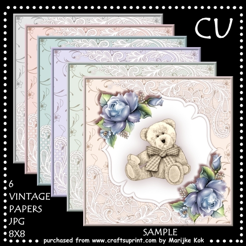 CU Vintage Papers - CUP1296349_936 | Craftsuprint