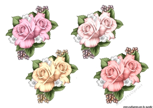 Roses Vignette - CUP1298450_936 | Craftsuprint
