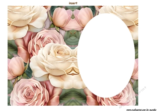 Insert For Trellis Gorgeous Roses - CUP1326327_936 | Craftsuprint