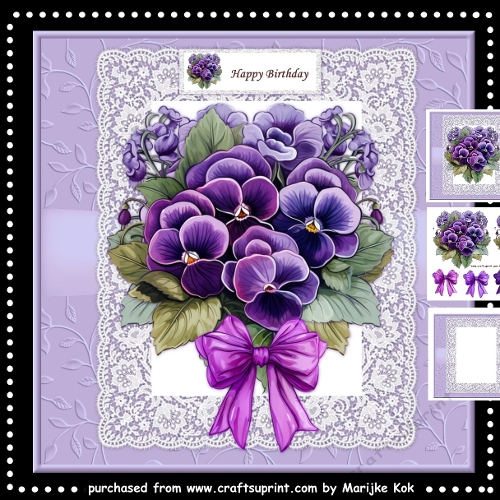 Violets Mini Kit - CUP1357500_936 | Craftsuprint