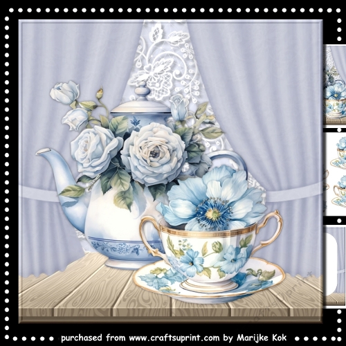 Vintage Tea Time Mini Kit - CUP1364735_936 | Craftsuprint