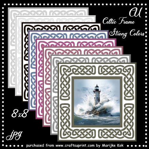 CU Celtic Frame Strong Color - CUP1372923_936 | Craftsuprint