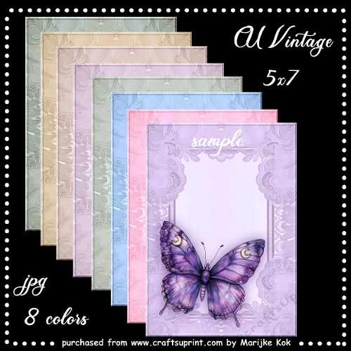 CU 5X7 Vintage papers - CUP1380073_936 | Craftsuprint