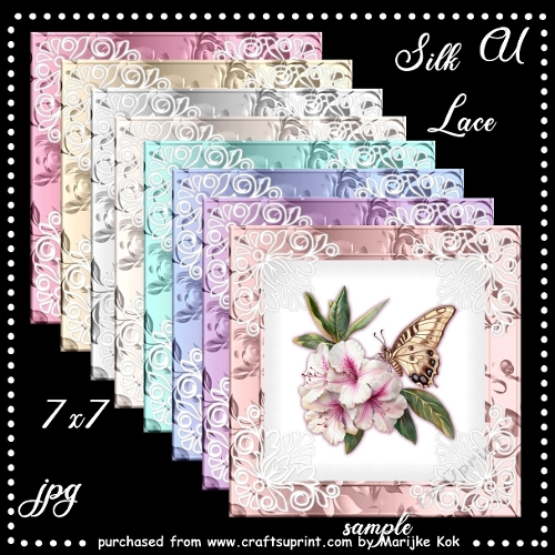 CU 7x7 Silk & Lace Toppers - CUP1381569_936 | Craftsuprint