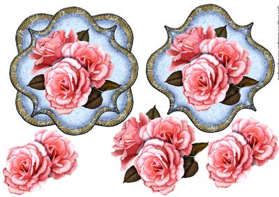 Roses Toppers - CUP320238_936 | Craftsuprint