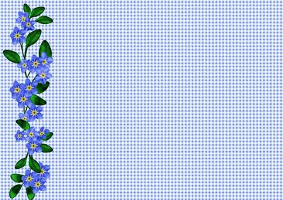 Forget Me Nots A4 Background - CUP331964_936 | Craftsuprint