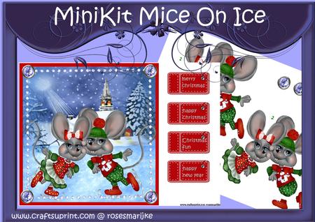 Mini Kit Mice on Ice - CUP482137_936 | Craftsuprint