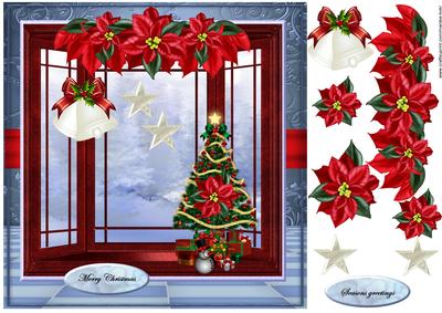 Christmas Bay Window - CUP487986_936 | Craftsuprint