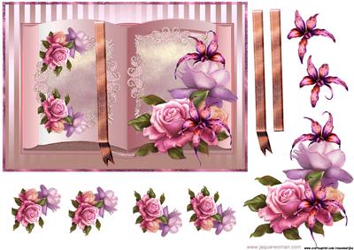 Book Roses & Orchids - CUP539760_936 | Craftsuprint