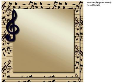 Insert Music Notes 2 - CUP544670_936 | Craftsuprint