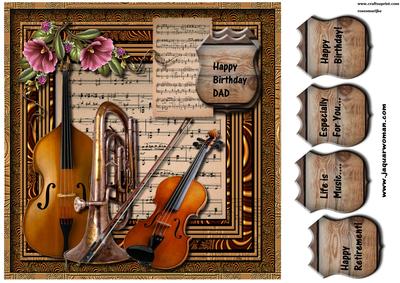 Male Card Music - CUP546390_936 | Craftsuprint