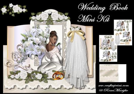 Wedding Book Mini Kit - CUP572539_936 | Craftsuprint